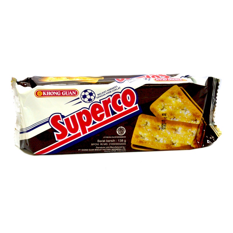 Jual Khong Guan Biscuit Superco Cream Coklat | Shopee Indonesia