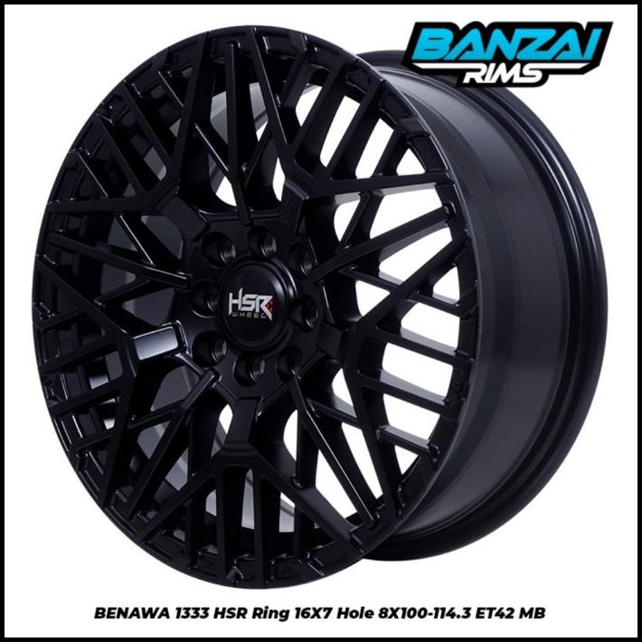 Jual Velg Mobil Ring 16 Benawa Hsr R16 Velg Racing Baleno Ignis Swift ...