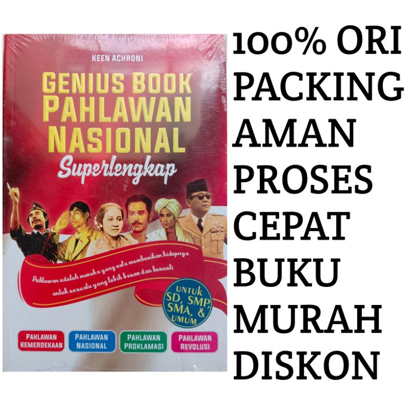 Jual Genius Book Pahlawan Nasional Superlengkap | Shopee Indonesia
