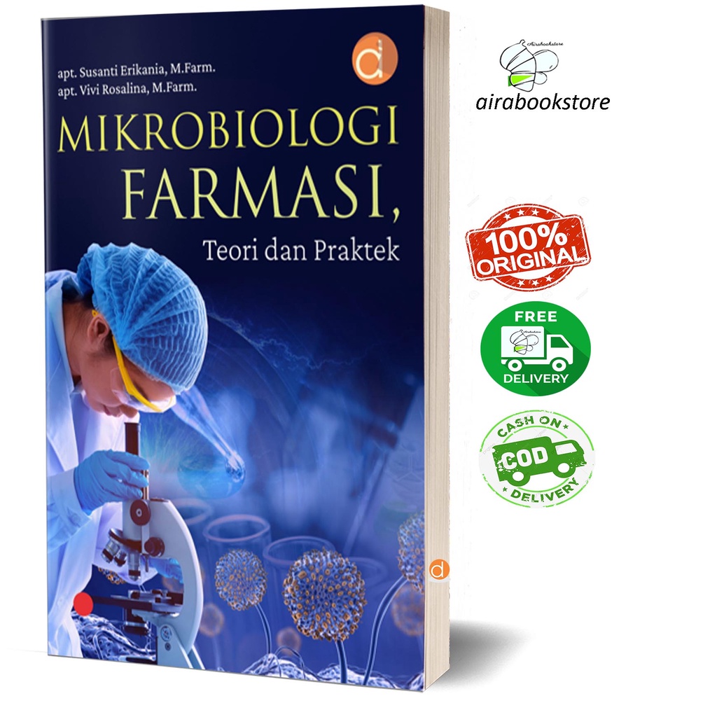 Jual Buku Mikrobiologi Farmasi, Teori dan Praktik Bw - DP06907B Buk ORIGINAL | Shopee Indonesia
