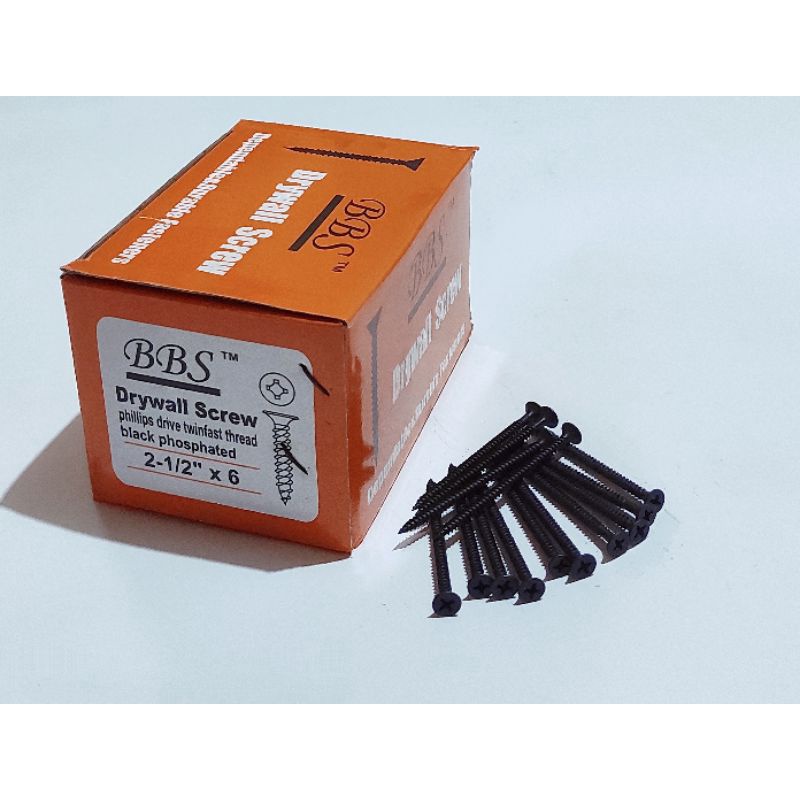 Jual skrup gypsum 6 x 2 1/2 / Drywall screw 2 1/2 inch BBS | Shopee ...