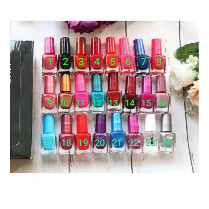 Jual 1 botol kutek cat kuku warna komplit merk huda beauty | Shopee ...