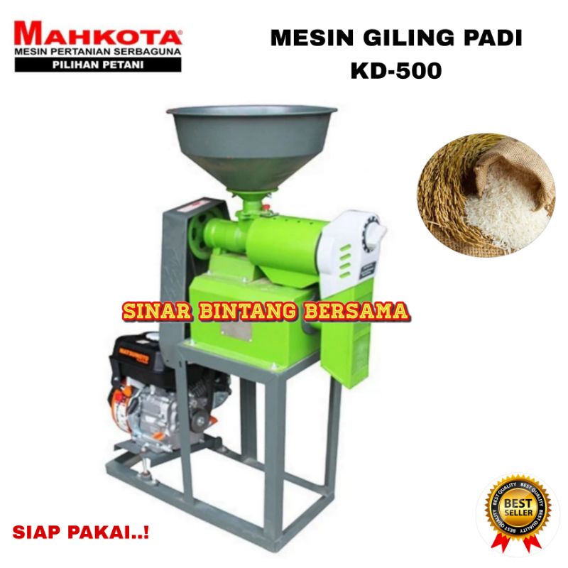 Jual MESIN GILING PADI KD 500 NEW MAHKOTA KOMPLIT ENGINE SIAP PAKAI | Shopee Indonesia