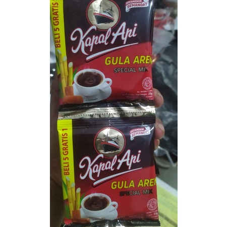 Jual Kapal Api Gula Aren Special Mix Renteng Isi 10 Sachet | Shopee ...