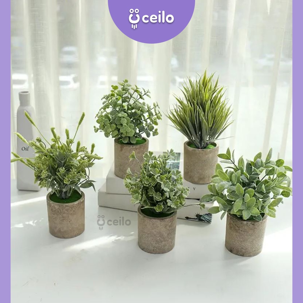 Jual CEILO Tanaman Rumput Bonsai Artificial Tanaman Imitasi Tanaman ...