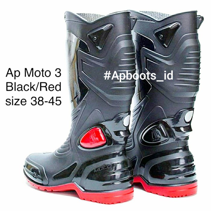 Jual Suki Sepatu Boot Ap Moto 3 Karet Original | Shopee Indonesia