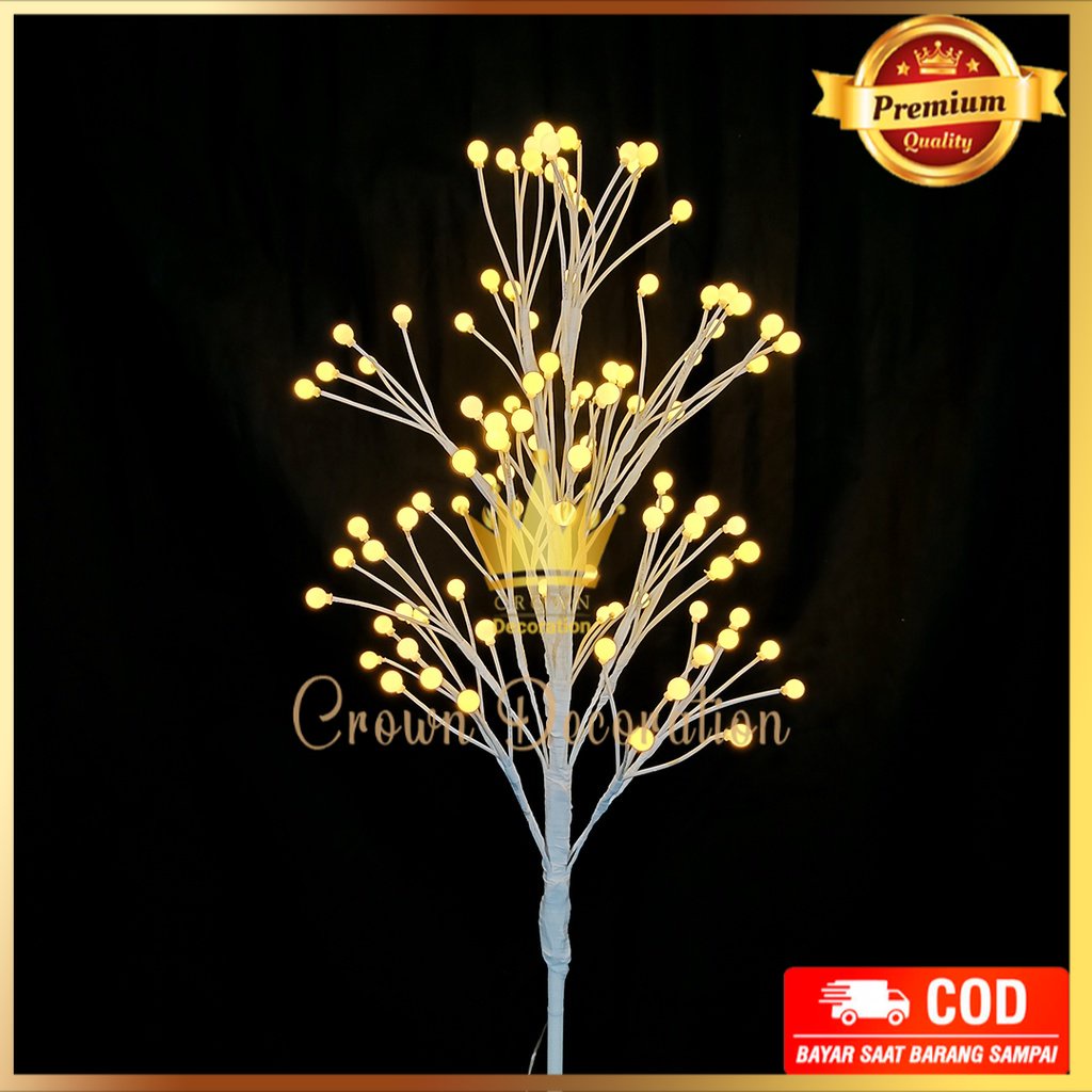 Jual 1 Set Lampu Standing / Berdiri Pearl Tree / Pohon Mutiara Led Twig ...