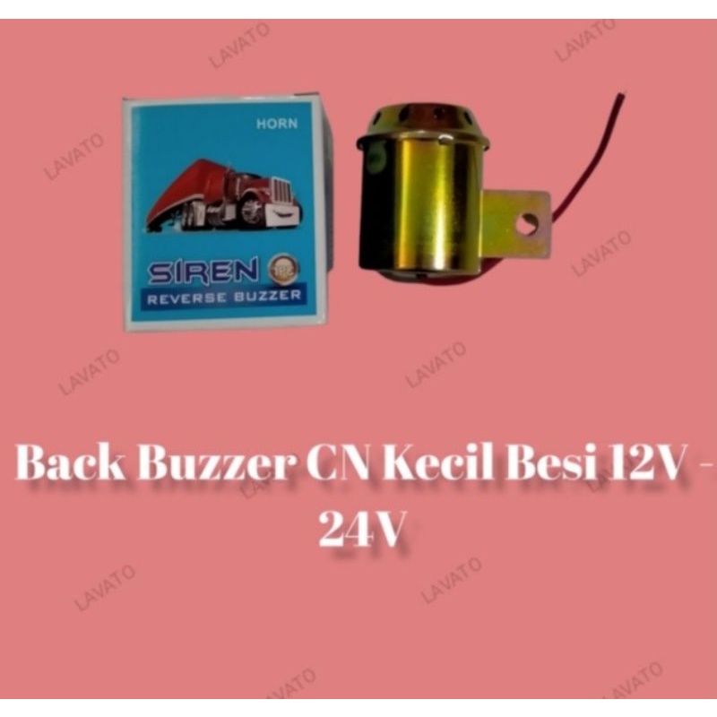Jual Back Buzzer CN Kecil Besi 12V - 24V | Shopee Indonesia
