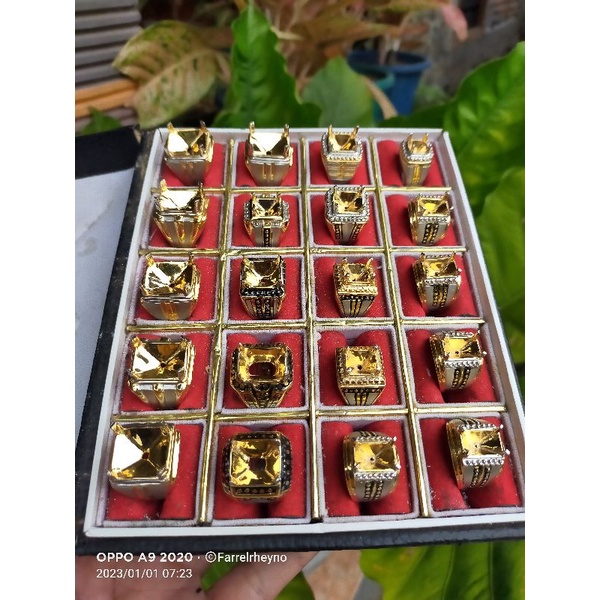 Jual Ring akik tepper plt dobel plat model kotak kodian 0007 | Shopee ...