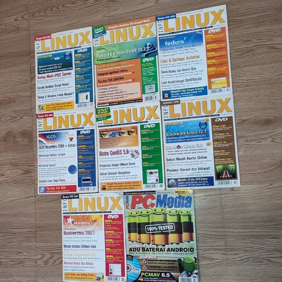 Jual Majalah Komputer Jadul Linux PC Media | Shopee Indonesia