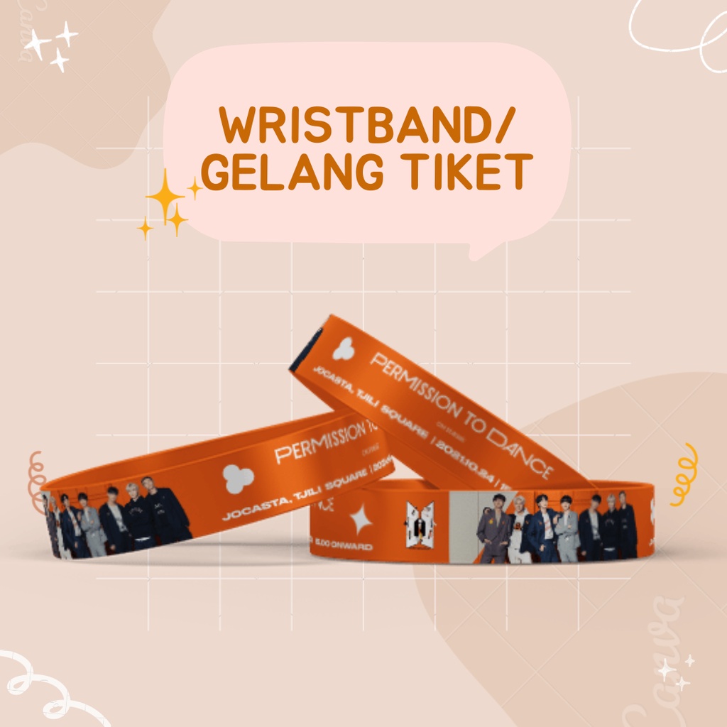 Jual WRISTBAND/GELANG KONSER (CUSTOM) | Shopee Indonesia