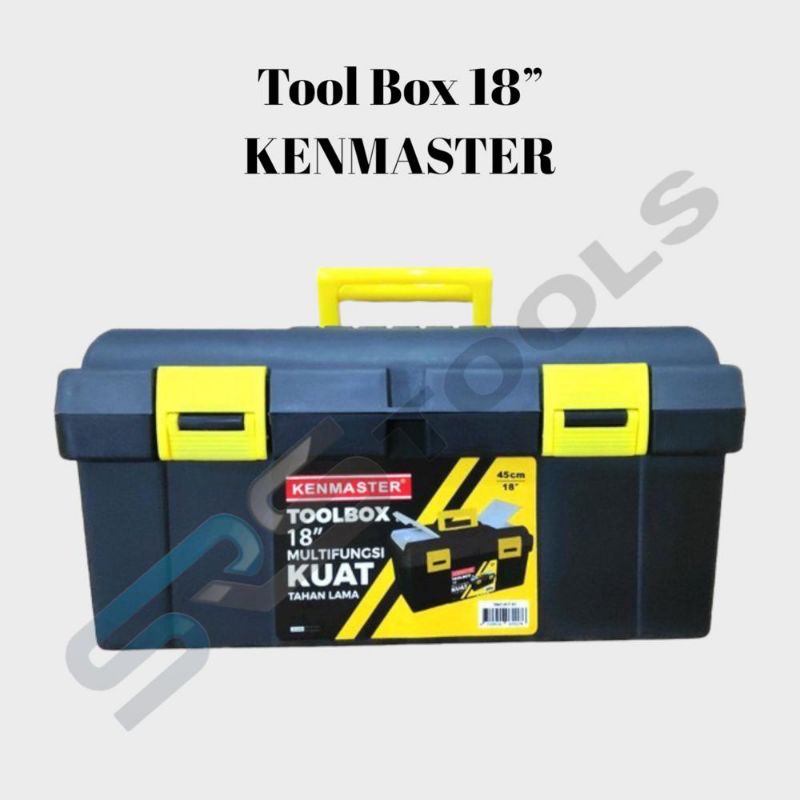 Jual KENMASTER Toolbox 18 Inch Tool Box Kit - Kotak Tempat Kunci ...