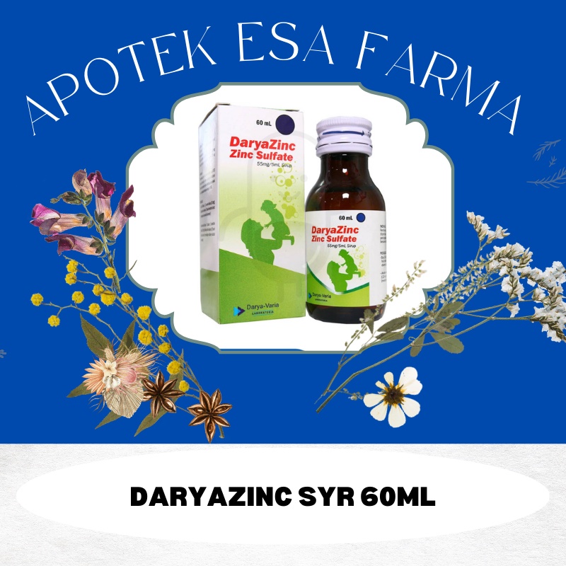 Jual Daryazinc Sirup 60Ml Zinc Sulfate | Shopee Indonesia