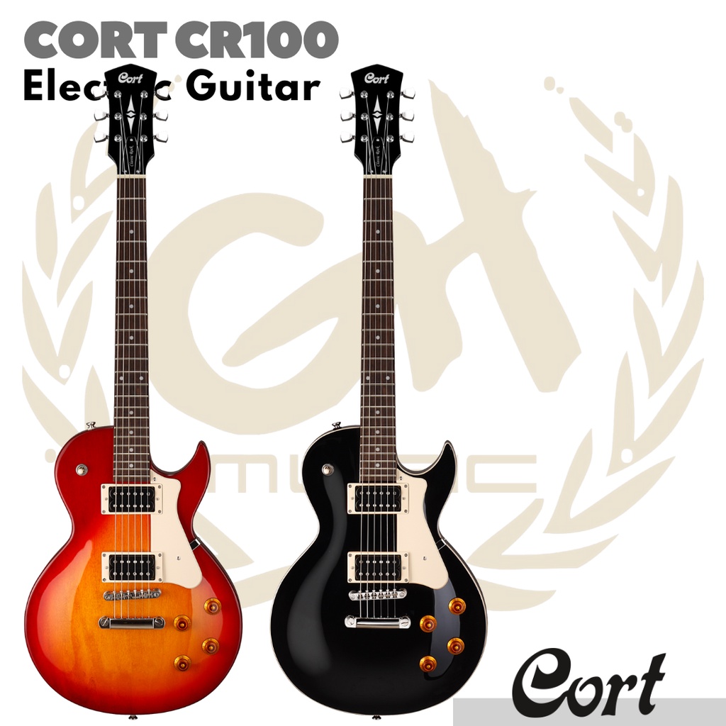 Jual CORT CR100 Electric Guitar | Gitar Listrik Elektrik Les Paul ...