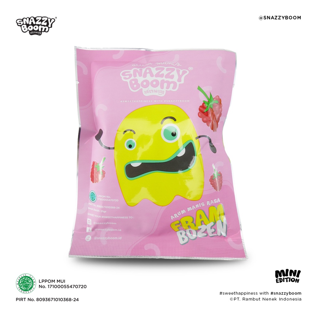 Jual Snazzy Boom Frambozen Mini Edition - Arum Manis / Gulali / Rambut ...