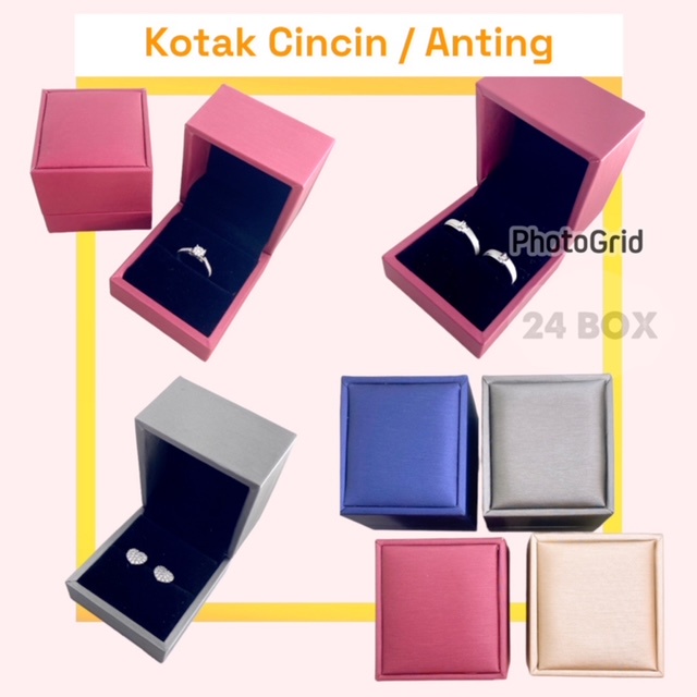 Jual Ring box / Display Kotak Cincin/ Anting Tusuk/ Kotak Kado Nikah ...
