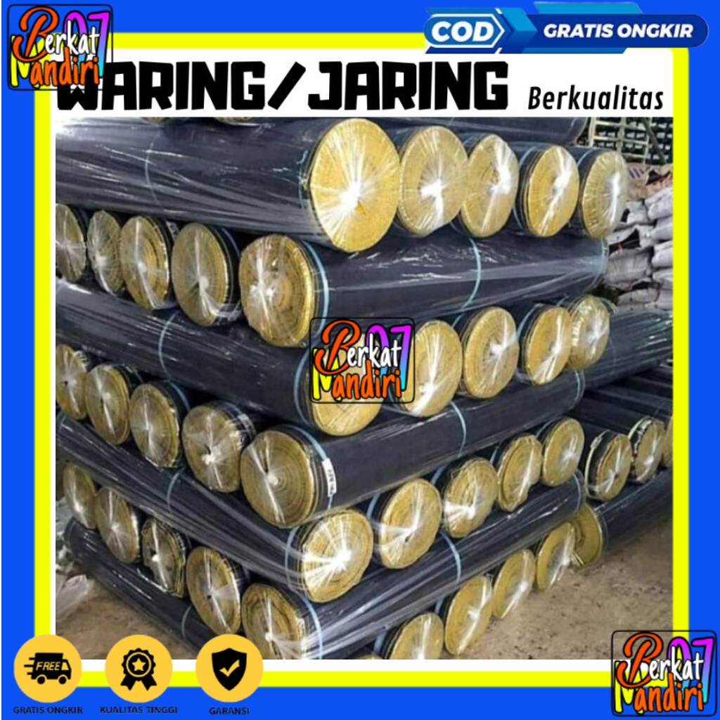 Jual Jaring Waring TL Hitam/ Jaring Pagar Ayam/ Jaring Kandang/Jaring ...