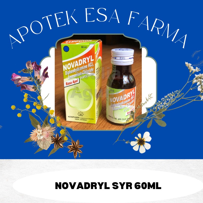 Jual Novadryl ekspectoran sirup obat batuk berdahak 60ml | Shopee Indonesia