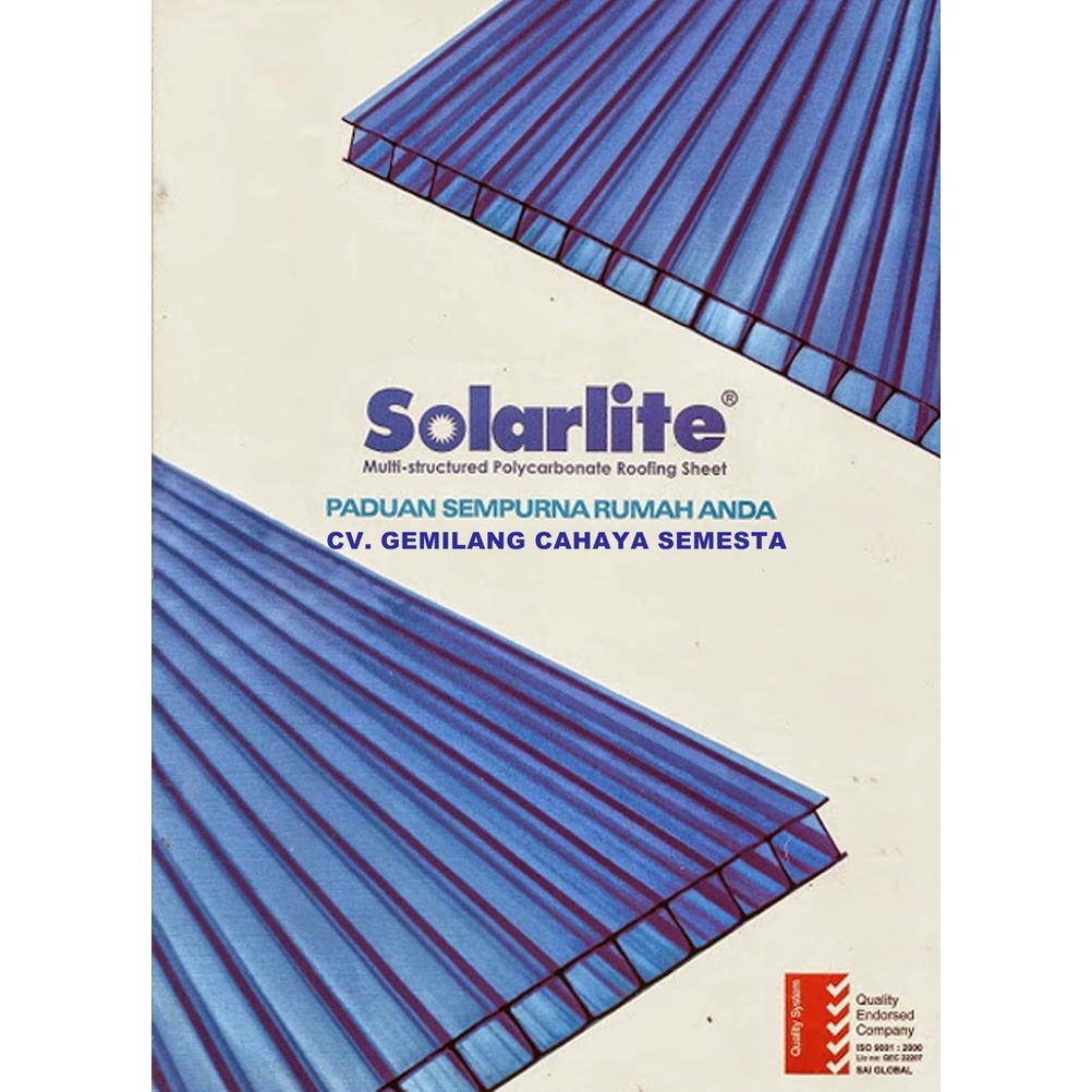 Jual Atap Polycarbonate / Twin Wall / Solarlite 5 mm | Shopee Indonesia