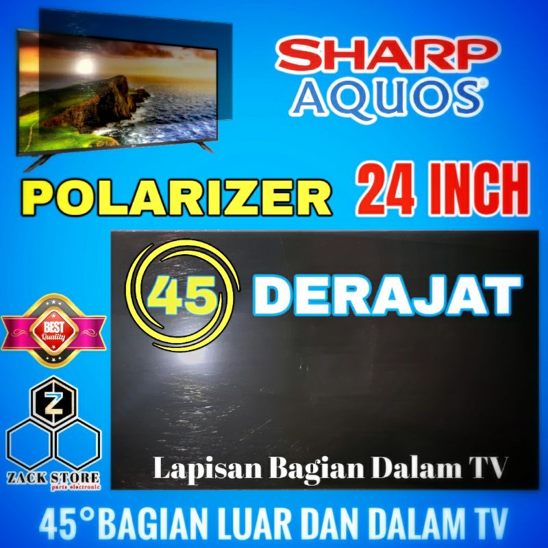 Jual POLARIS TV LED SHARP AQUOS 24 INCH 45 DERAJAT UNTUK LAPISAN BAGIAN LUAR ATAU DALAM TV LED ...