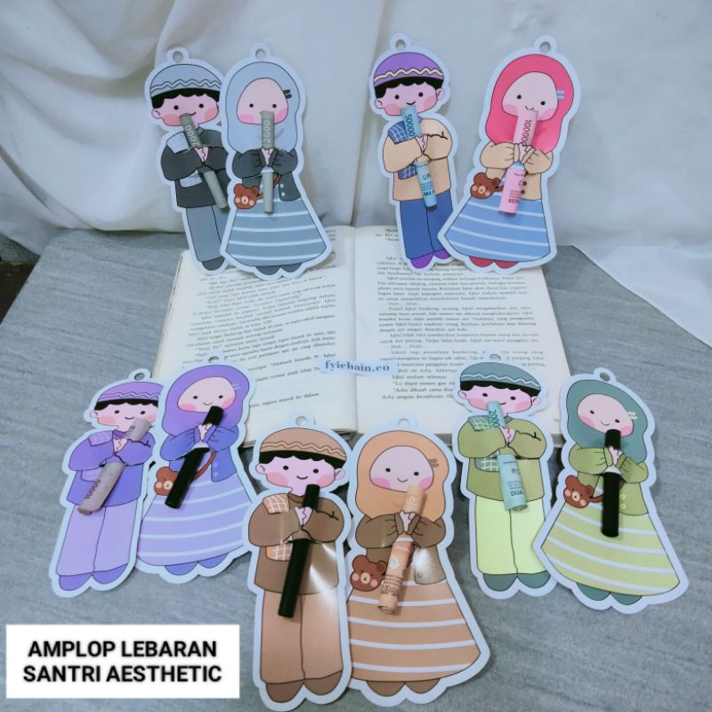 Jual AMPLOP LEBARAN PELUK AESTHETIC 2023 AMPLOP LEBARAN BOOKMARK ...