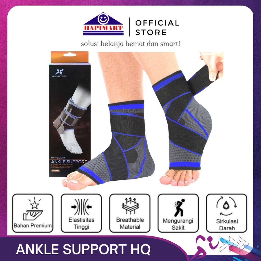 Jual Ankle Support HQ Deker Pelindung Tumit Pad Engkel Strap Ankle ...