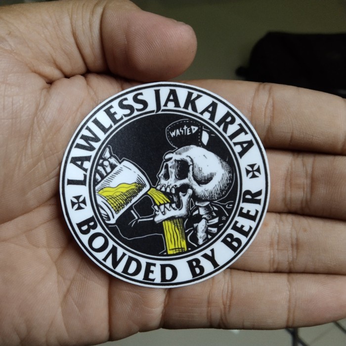 Jual Skin Sticker Lawless Stiker Lawless Sticker Local Brand | Shopee ...