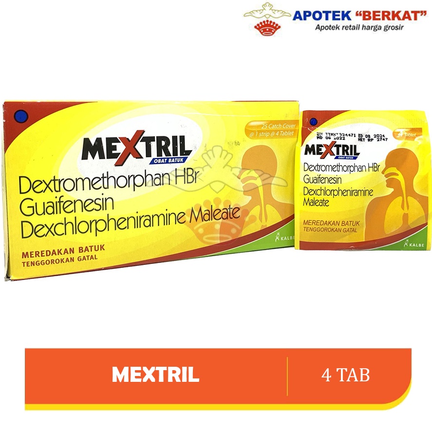 Jual Mextril Tablet (Obat Batuk) | Shopee Indonesia