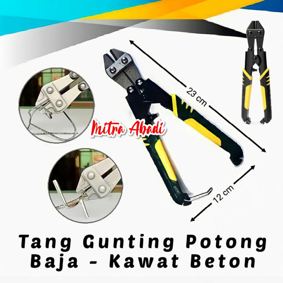 Jual Mini Bolt Cutter / Tang Gunting Potong Baja - Besi - Kawat Beton ...