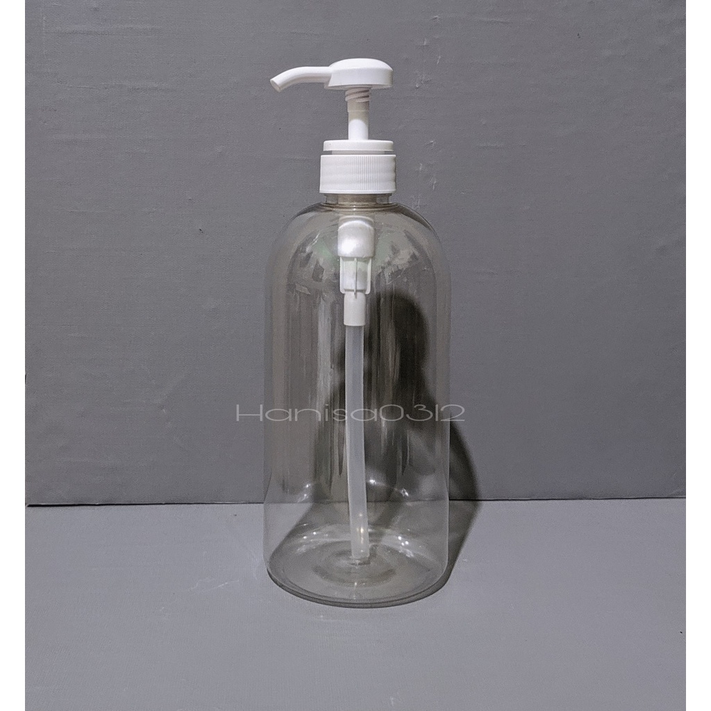 Jual Botol Pump 1000 ml Bening Hand Soap / Botol Pump 1 Liter Ijo ...