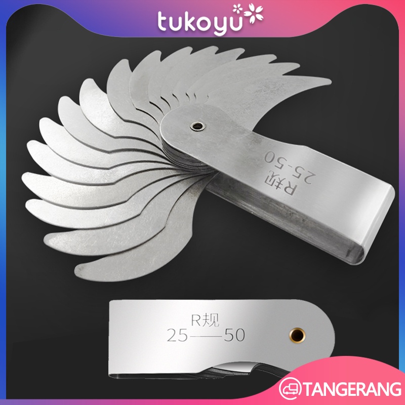 Jual Radius Gauge/Alat Ukur Radius/Alat Pengukur Radius/Alat Ukur Celah ...
