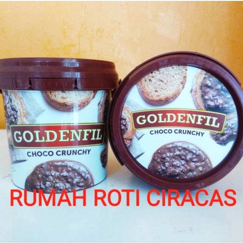 Jual GOLDENFIL CHOCO CRUNCHY 1KG COKELAT CRUNCY 1KG OLES ROTI | Shopee ...