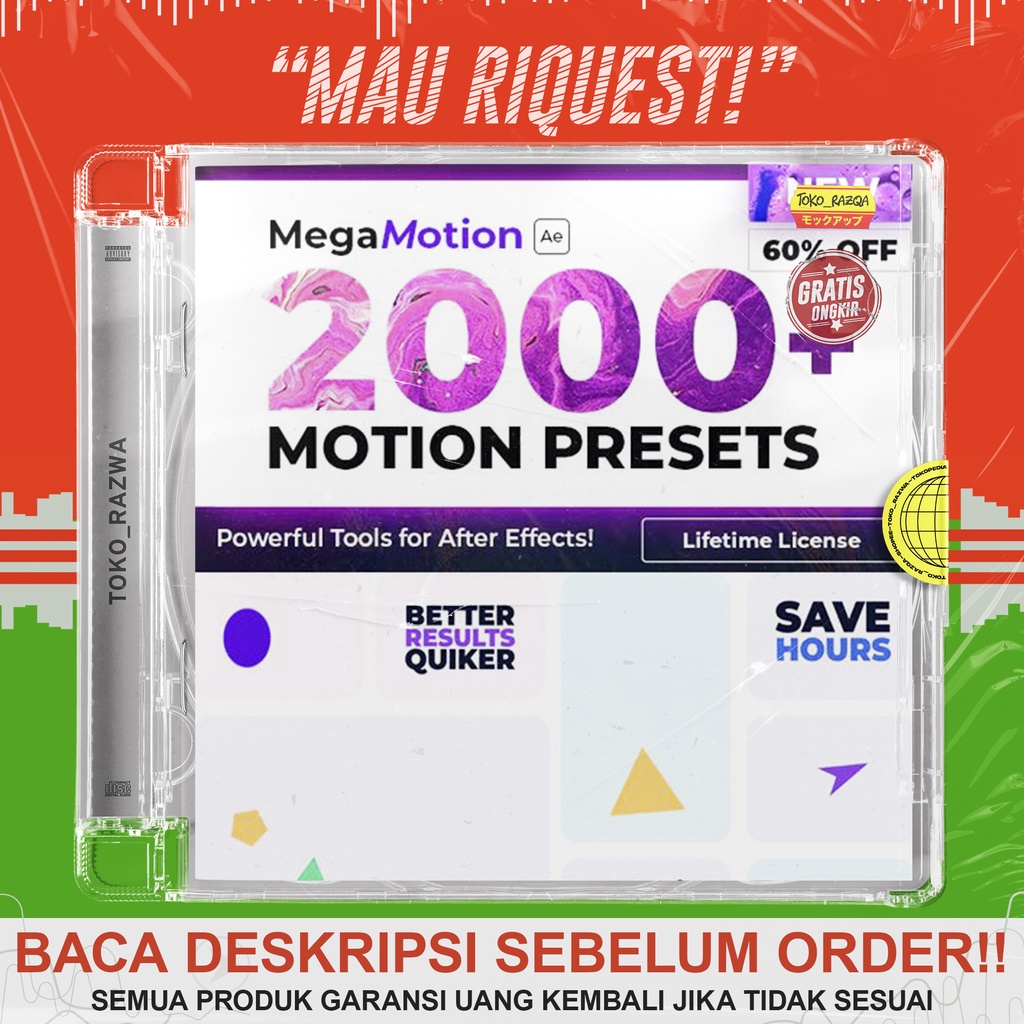 Jual Animation Motion Presets for After Effects - AtomX Extension ...