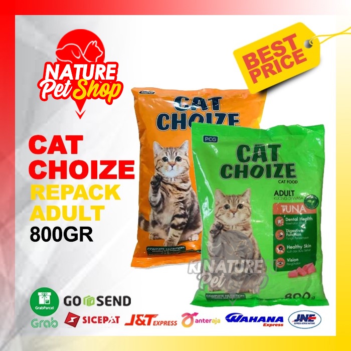 Jual CAT CHOIZE 800g Adult Makanan Kucing CAT CHOICE | Shopee Indonesia