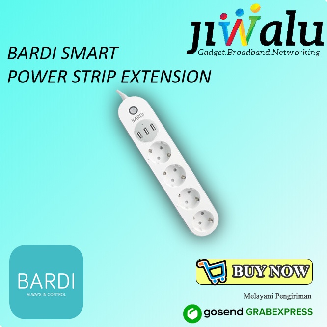 Jual Bardi Smart Power Strip Wifi For IoT Home Automation Stop Kontak Tuya | Shopee Indonesia