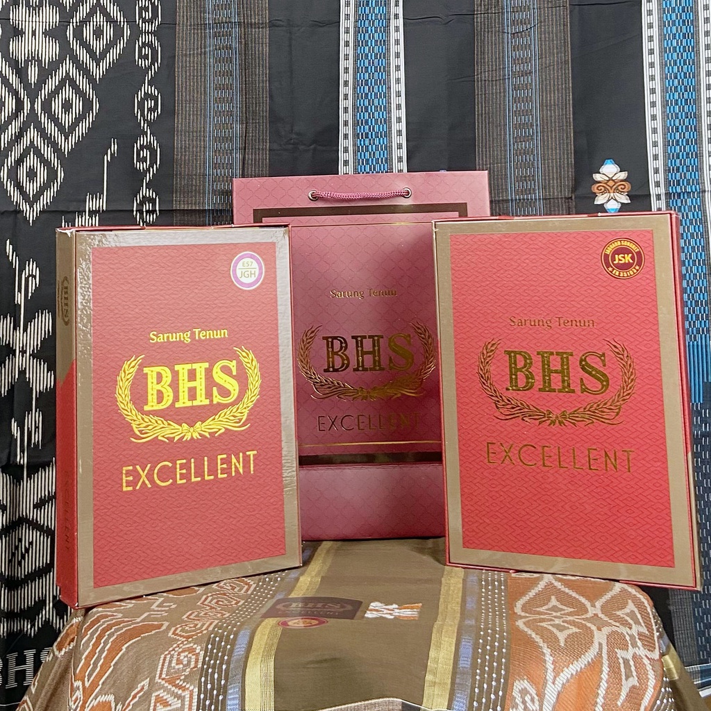 Jual Ahwarumi - Sarung BHS Excellent Gold Songket E52 Selvedge SJ ...