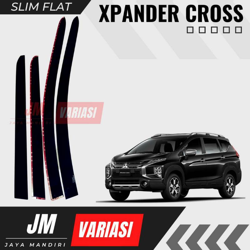 Jual Talang air mobil Mitsubishi Xpander CROSS slim rata | Shopee Indonesia