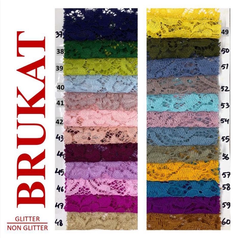 Jual KAIN BAHAN BROKAT CORDNELI / LACE / KAIN BAHAN BRIEDESMAID ...