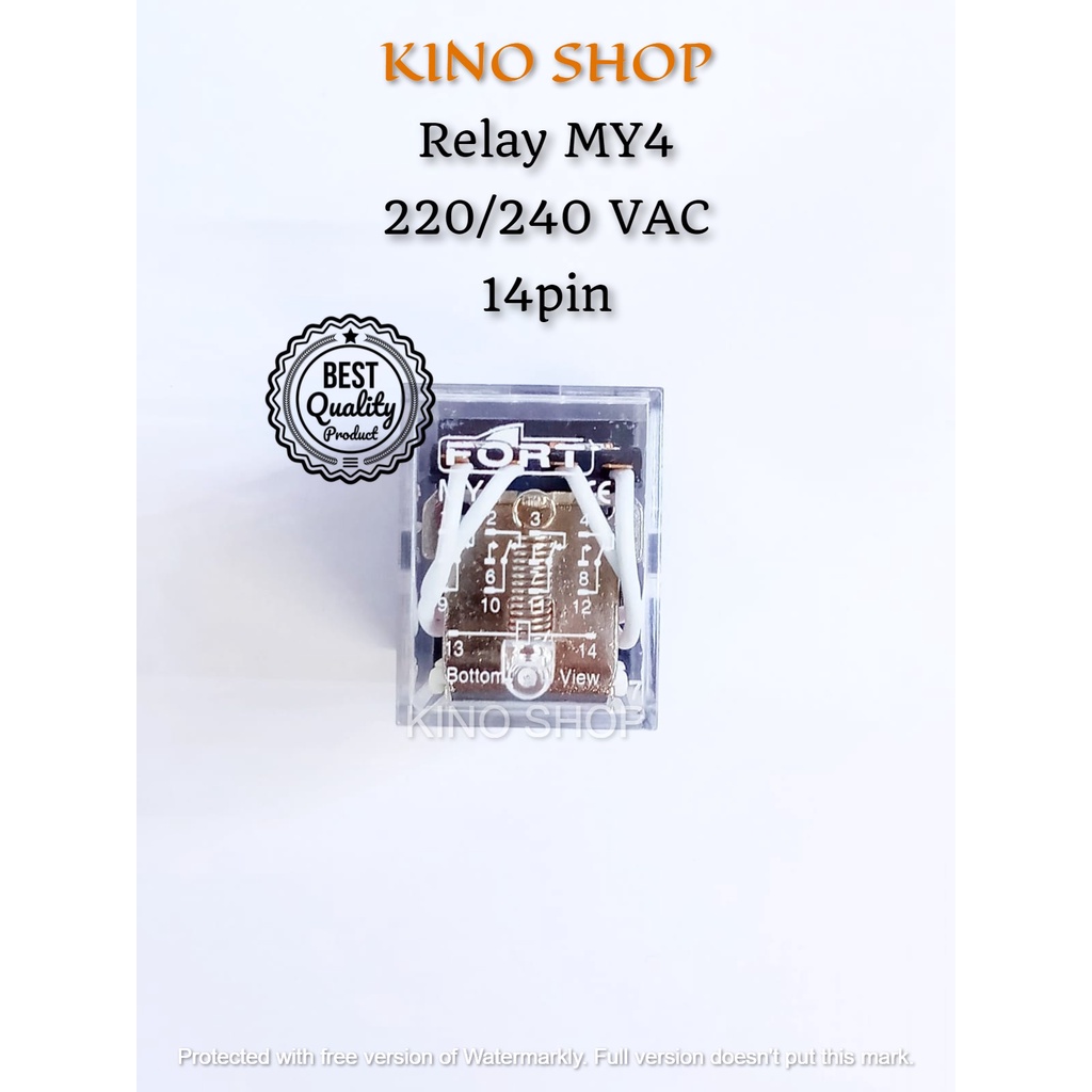 Jual Relay MY4 220vac + Socket | Shopee Indonesia