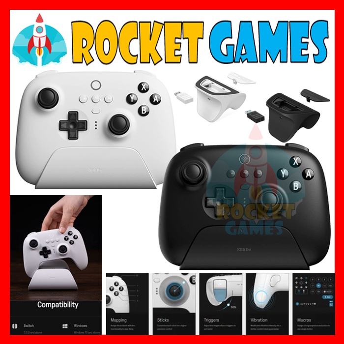 Jual 8Bitdo Ultimate Bluetooth Controller with Charging Dock | Shopee ...
