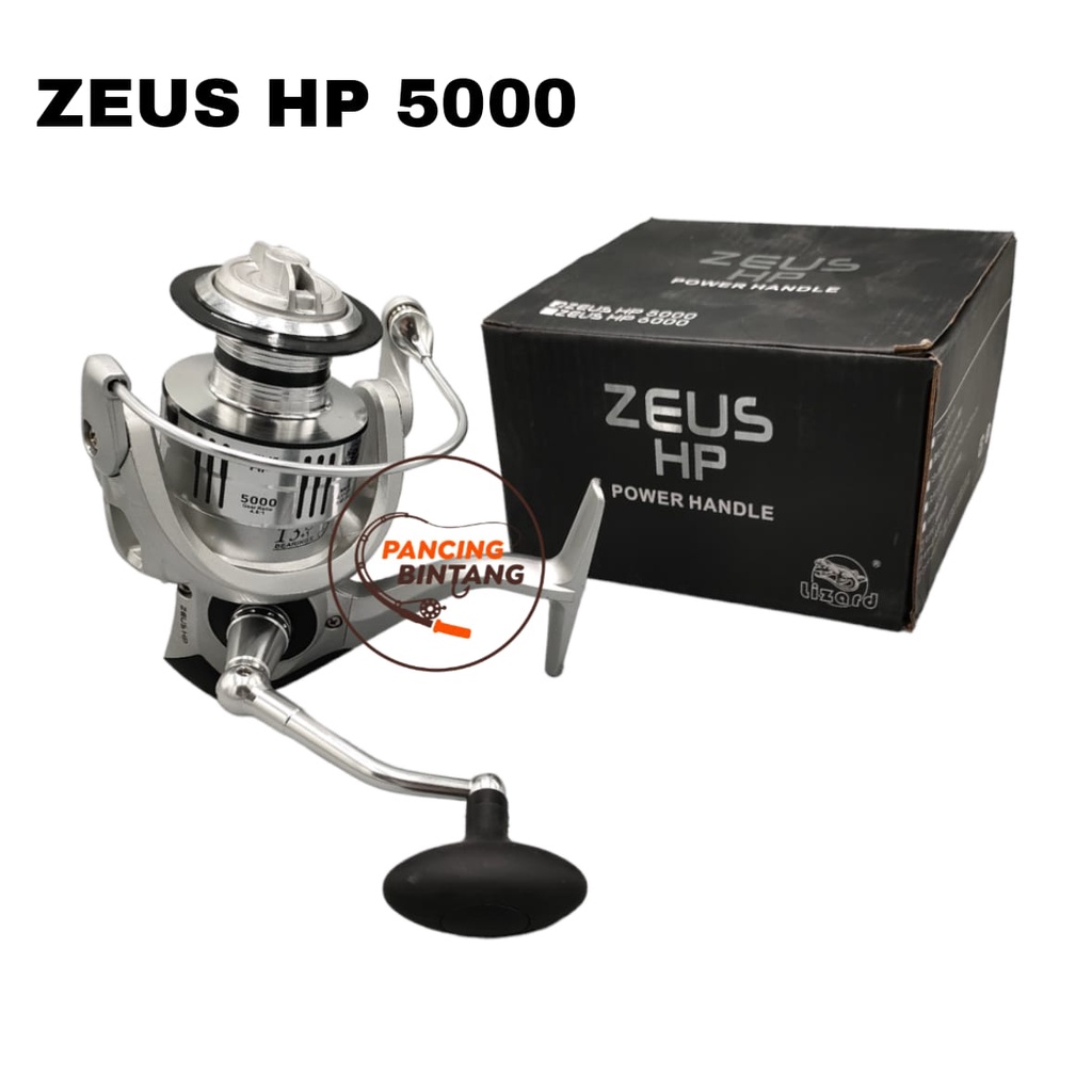 Jual reel pancing reel lizard zeus hp reel power handle ukuran 1000 ...