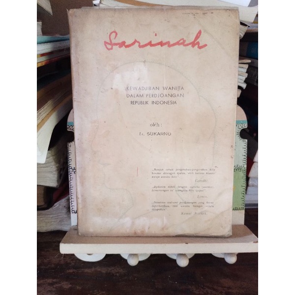 Jual Buku "Sarinah Kewadjiban Wanita dalam Perdjoangan Republik Indonesia". Dr. Ir. Sukarno ...