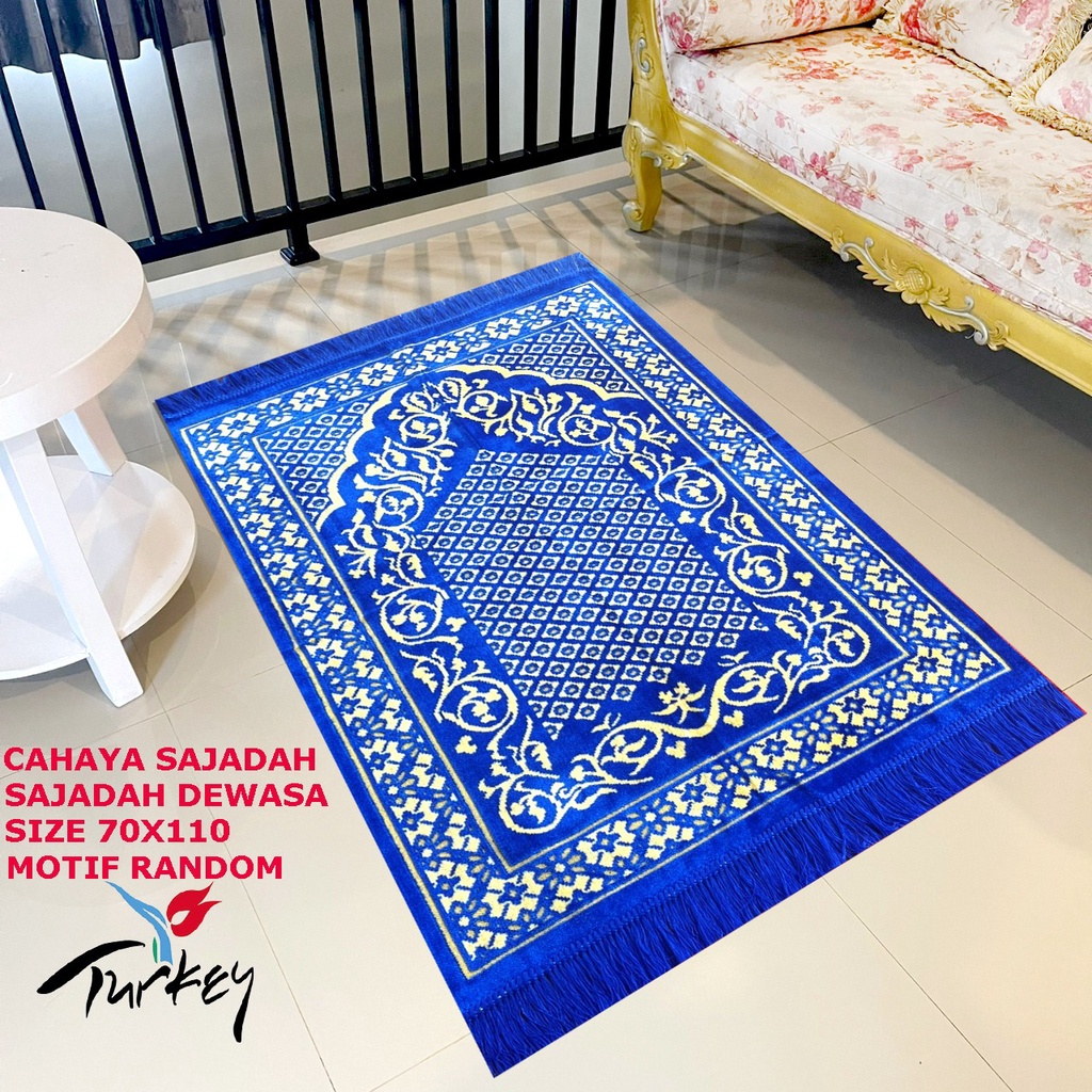 Jual Sajadah Turki Tebal Ukuran Dewasa Produk Super Spigel Perlengkapan ...