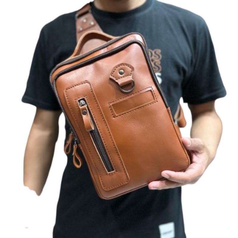 Jual Tas Kulit Tas Slempang Tas Selempang Tas Kulit Sapi Asli Tas Soren ...