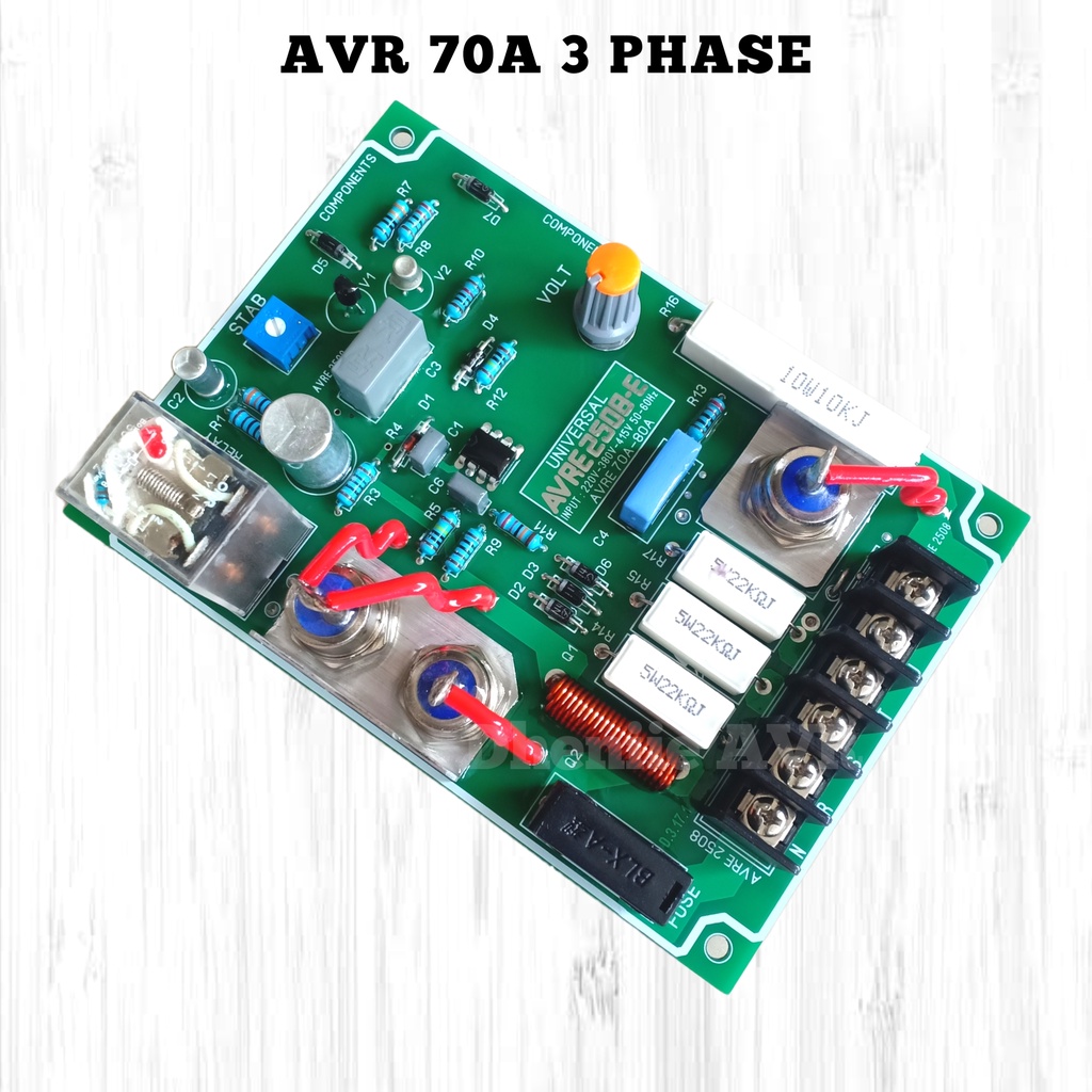 Jual AVR Genset Universal 70A 3 Phase AVR Generator 70A 3 Phase AVR ...