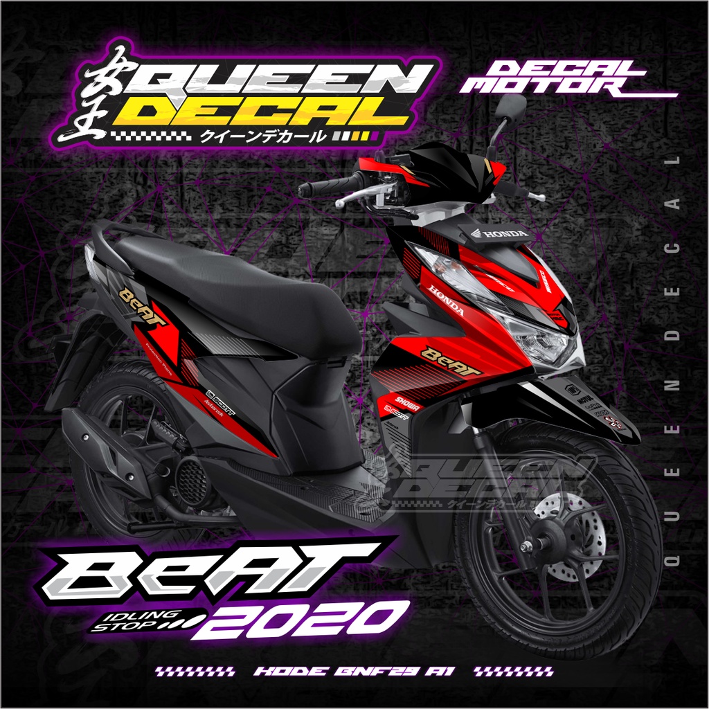 Jual CUSTOM STIKER DECAL BEAT ALL NEW 2020 - STRIPING CUTTING BEAT ALL ...