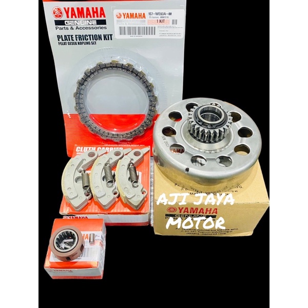 Jual Paket Kopling Jupiter Mx Lama Mangkok 24T + Kampas Ganda + Kampas Kopling + Cage ( Untuk ...