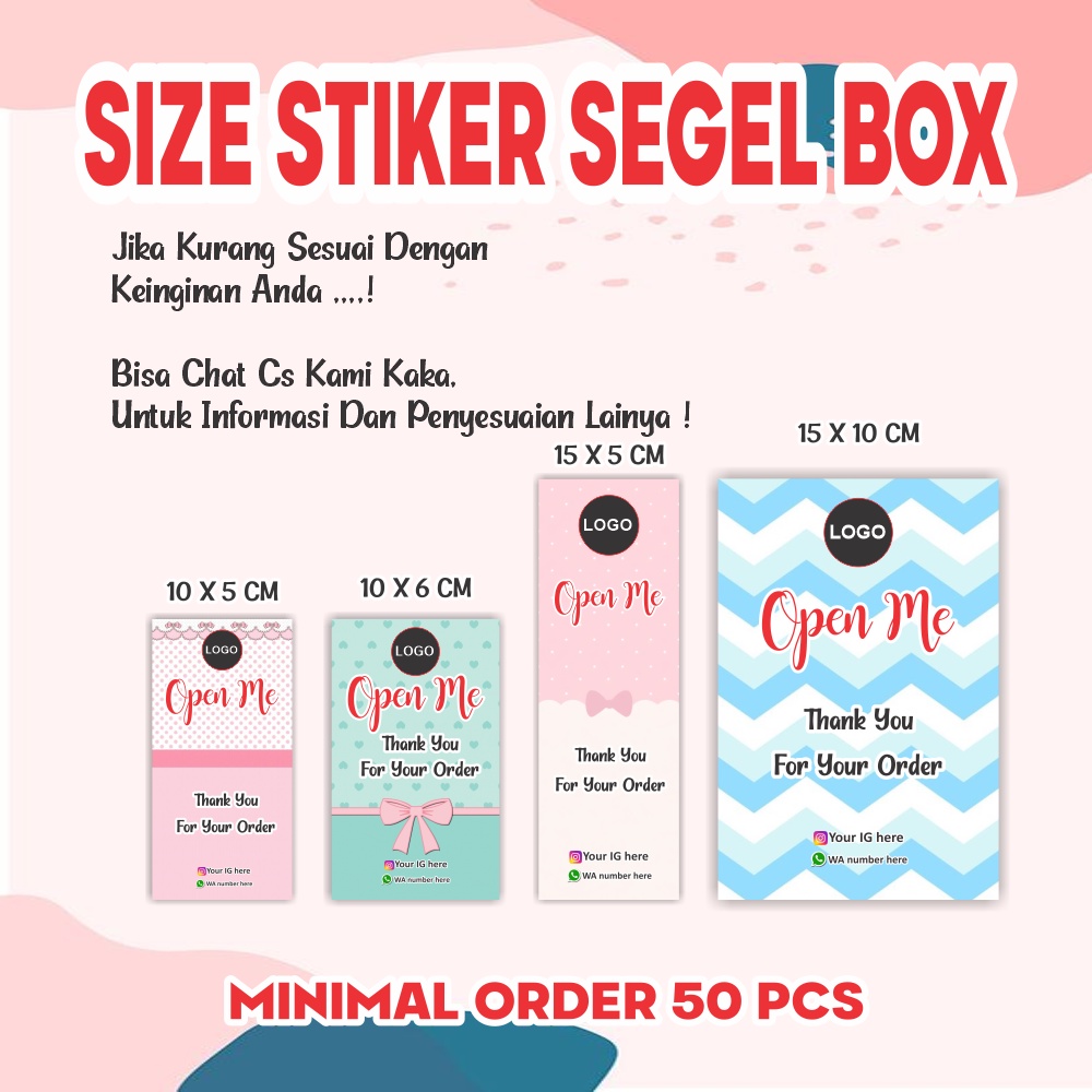 Jual STIKER SEGEL BOX FREE DESAIN costum | Shopee Indonesia