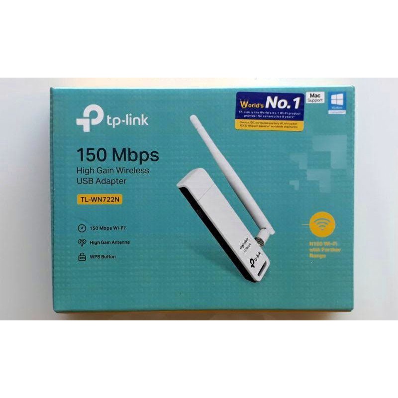 Jual TP Link TL-WN722N USB WiFi Wireless Adaptor Receiver (Second ...