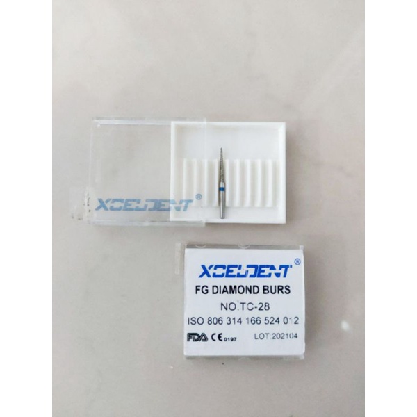Jual preparasi Bur TC 28 Dental Mata Bur Highspeed Satuan Exceldent / Dental Burs | Shopee Indonesia